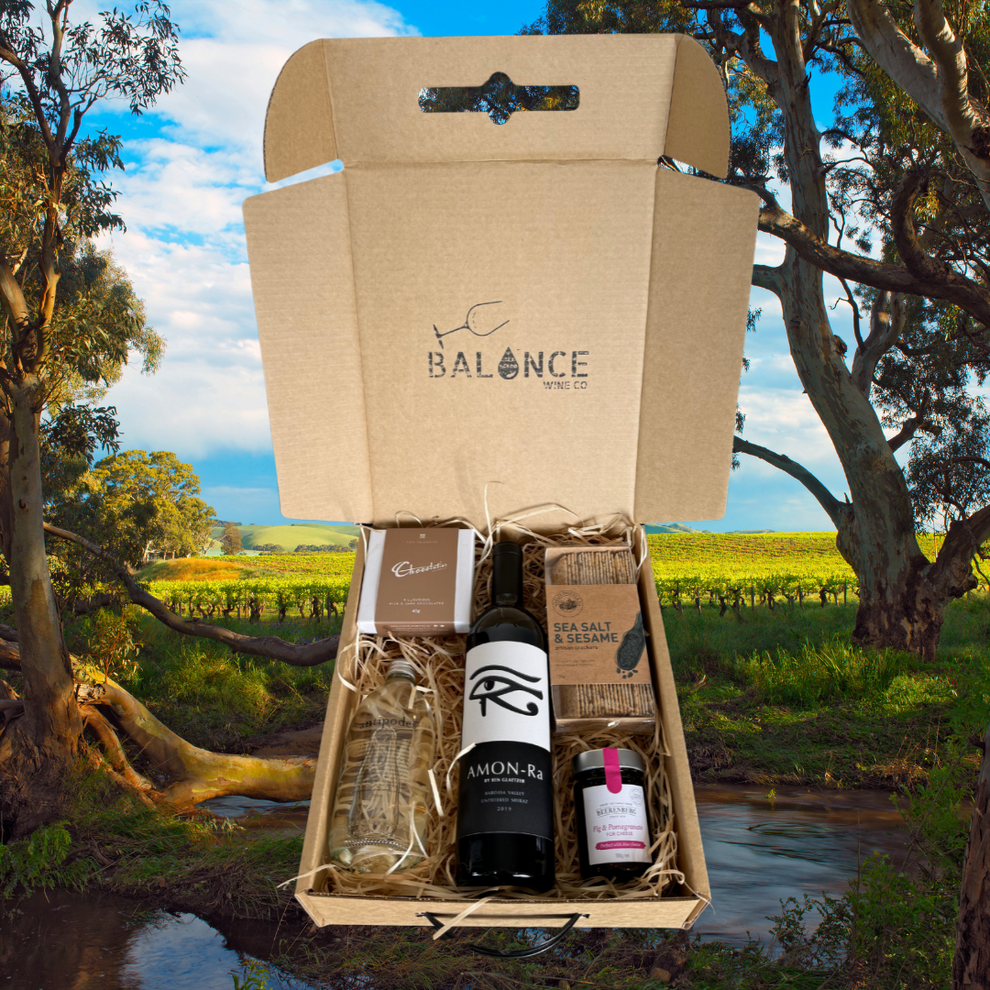 Glaetzer Amon-Ra Shiraz Gift Box – Balance Wine Co